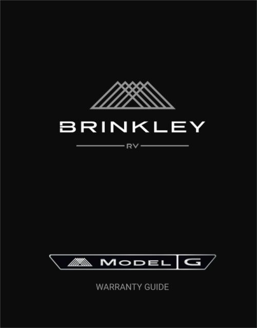 Model G Owner's Hub | Brinkley RV